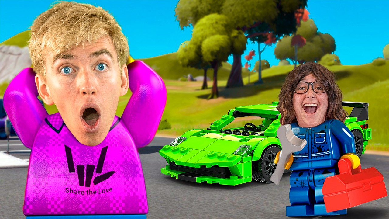 Mystery Neighbor Ellen Stole my LEGO Lamborghini!! - YouTube
