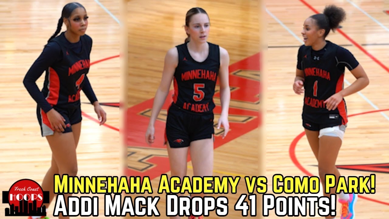 Addi Mack Goes Off For 41 Points! Minnehaha Academy vs Como Park! - YouTube