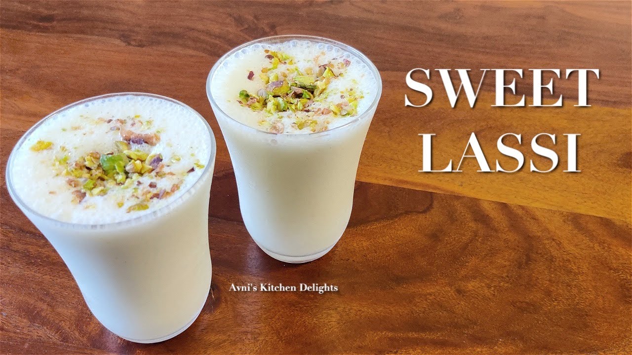 Sweet Lassi | Cardamom Lassi | Cardamom flavoured Sweet Lassi | मीठी ...