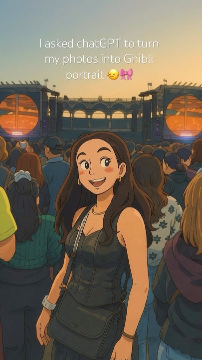 I asked ChatGPT to turn my photos into Ghibli portraits🙂‍↔️🎀😎🧋🫶🏻 - YouTube