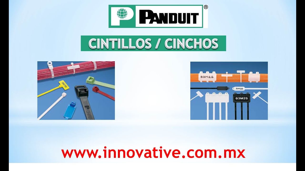 Cintillos Cinchos Corbatas, Cable Ties, marca Panduit | - YouTube