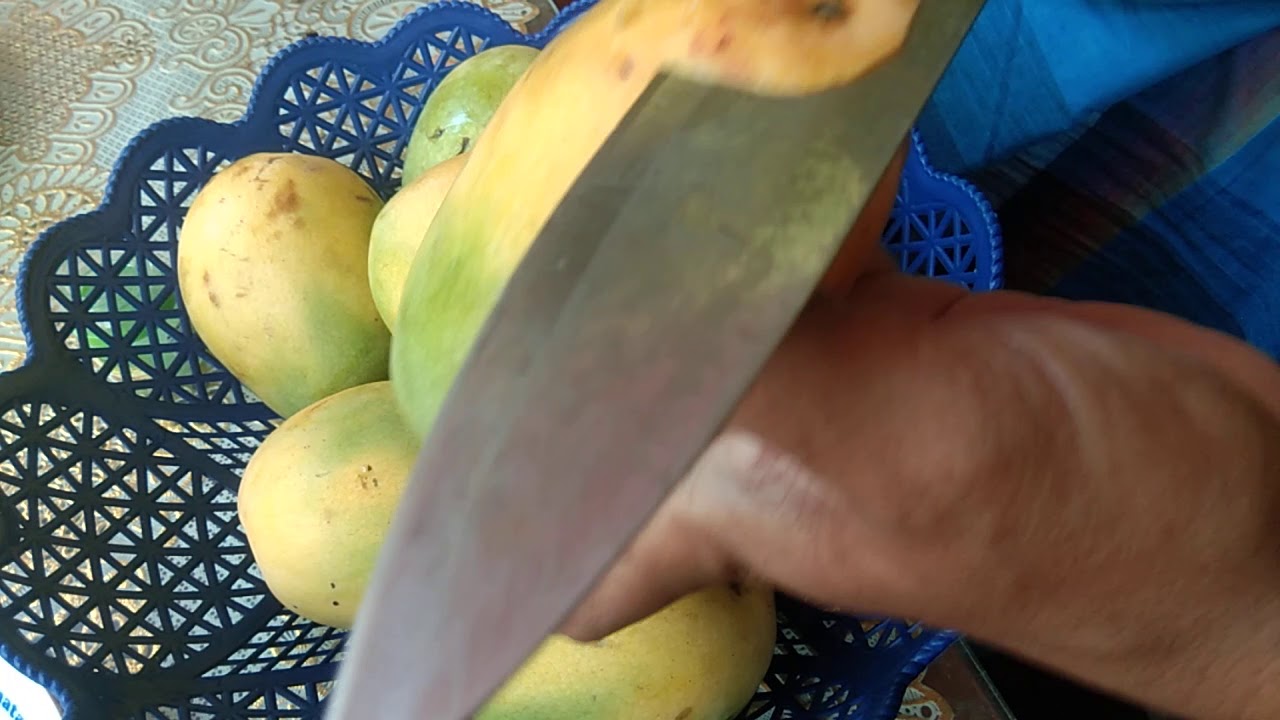 CARA MENGUPAS MANGGA YANG BENAR - YouTube