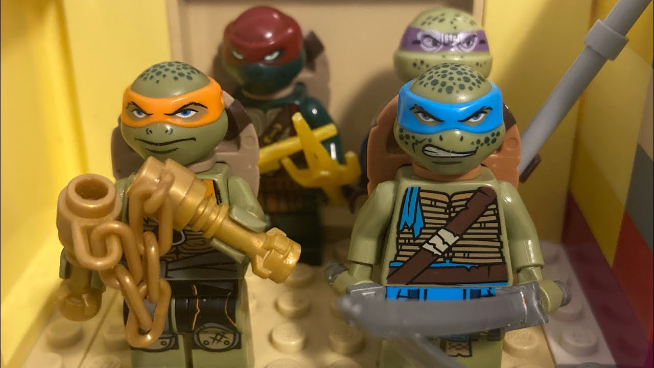 “MC Mikey” in LEGO - Teenage Mutant Ninja Turtles (2014) - YouTube