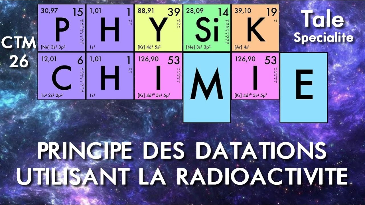 Physique-chimie - Terminale - 03 Principe des datations utilisant la ...