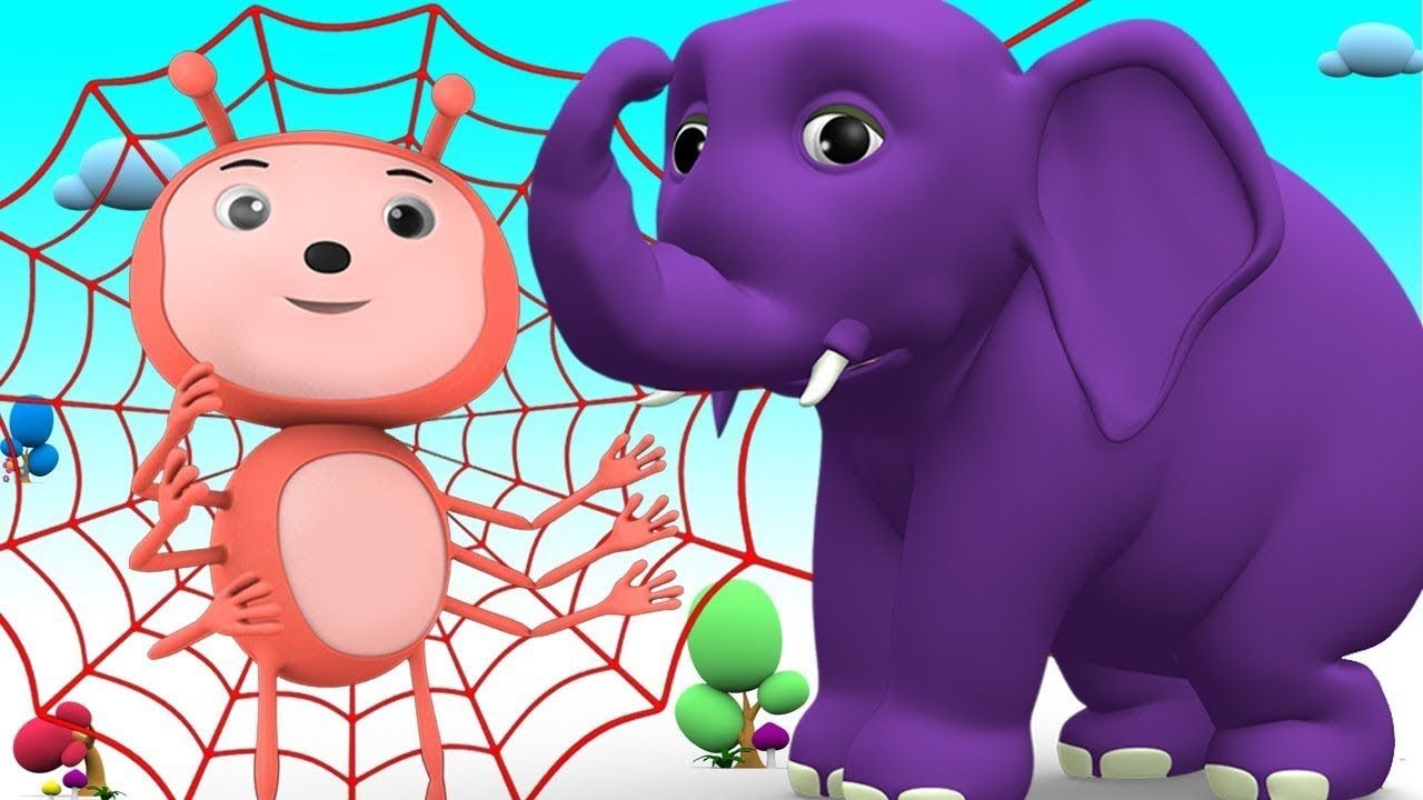 EK MOTA HATHI JHOOM KE CHALA - kids cartoon Hindi rhymes - YouTube