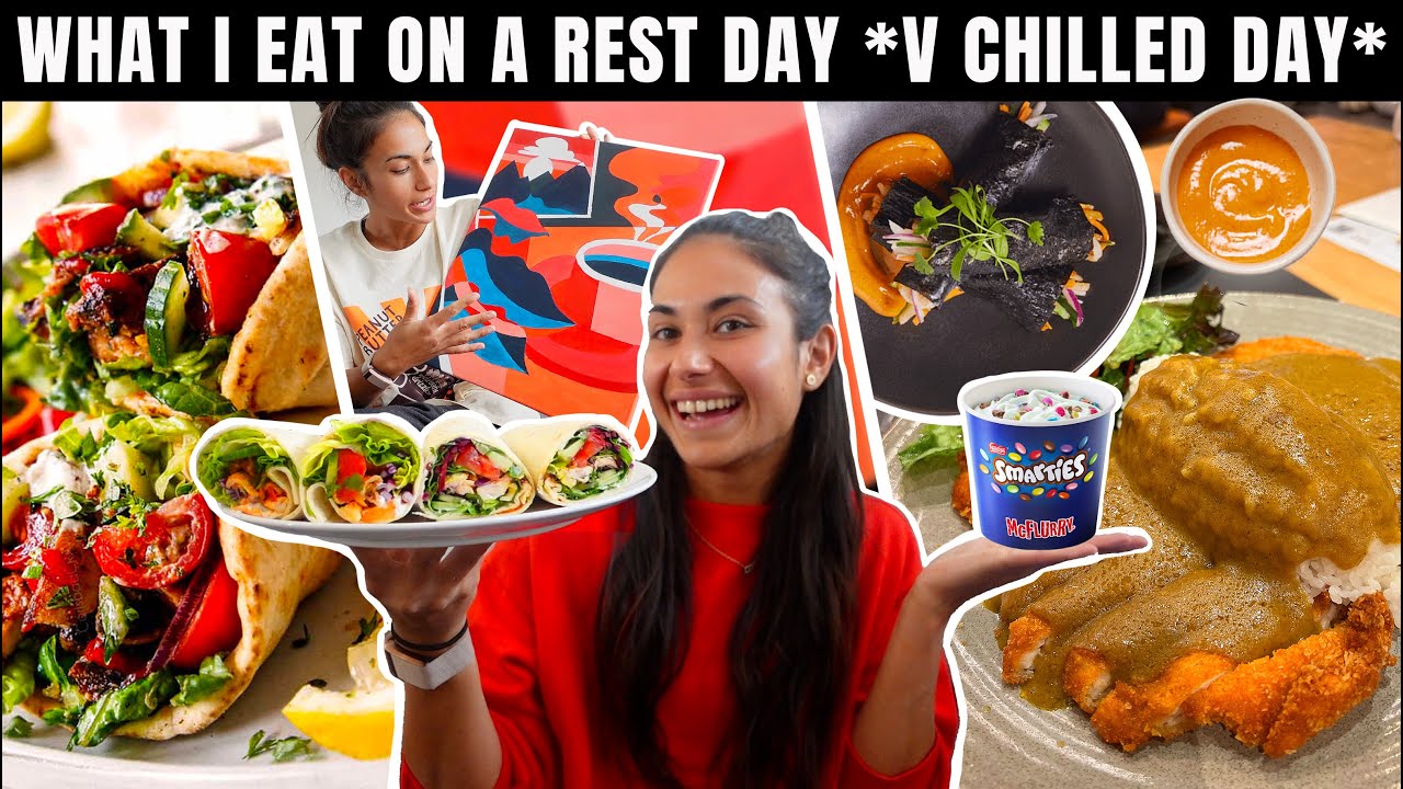 What I eat on a rest day | Chilled day in the life - YouTube