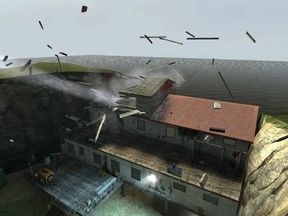 Half-Life 2: custom map house explosion - YouTube
