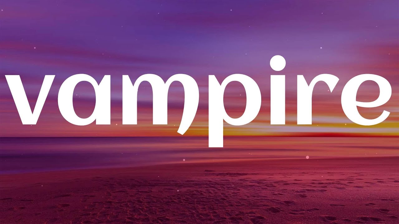 Olivia Rodrigo - vampire (Lyrics) || Playlist || Sia, Shawn Mendes ...