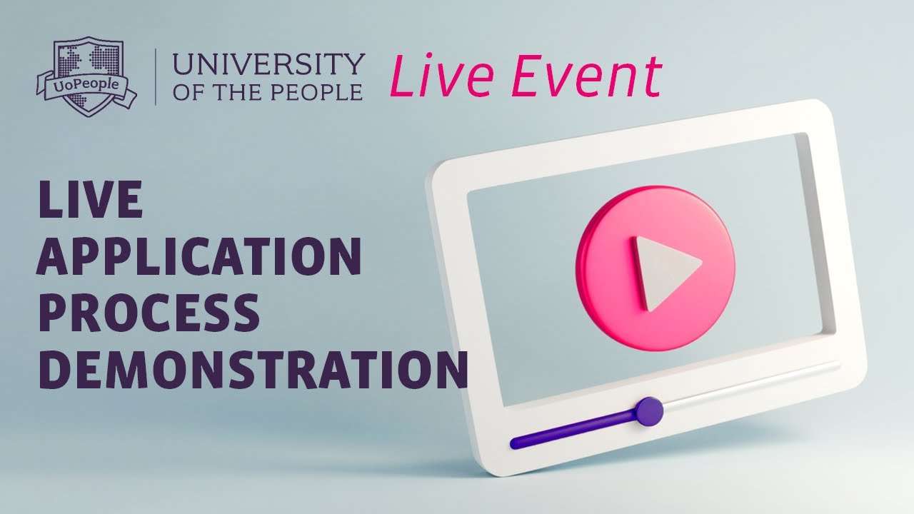 Live Event: Live Application Process Demonstration - YouTube