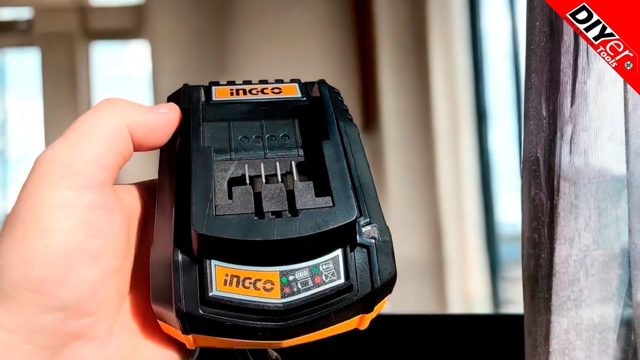 INGCO FCLI2001 Fast Intelligent Charger 20V @diyertools - YouTube
