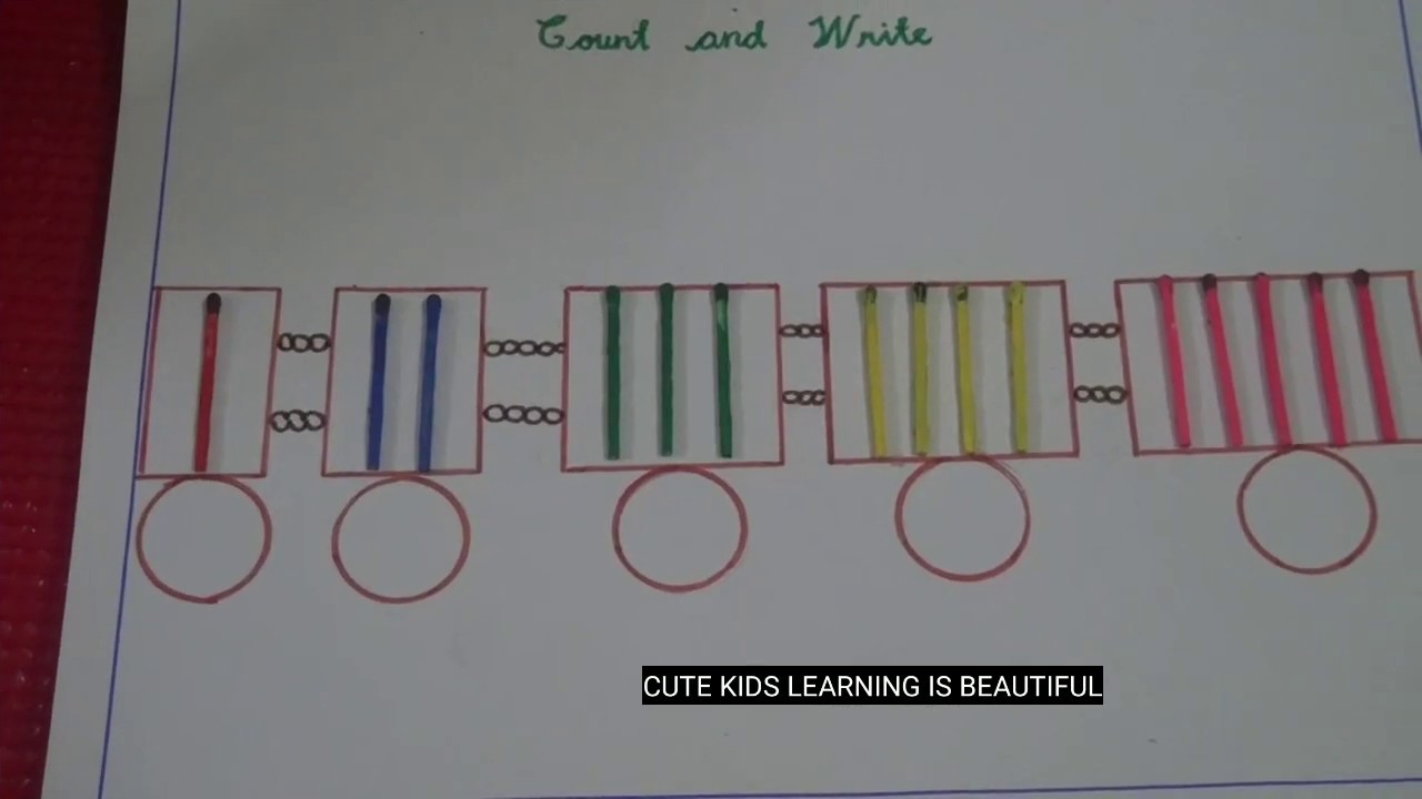 Activities for Toddlers | Learn numbers with match sticks | Count and ...