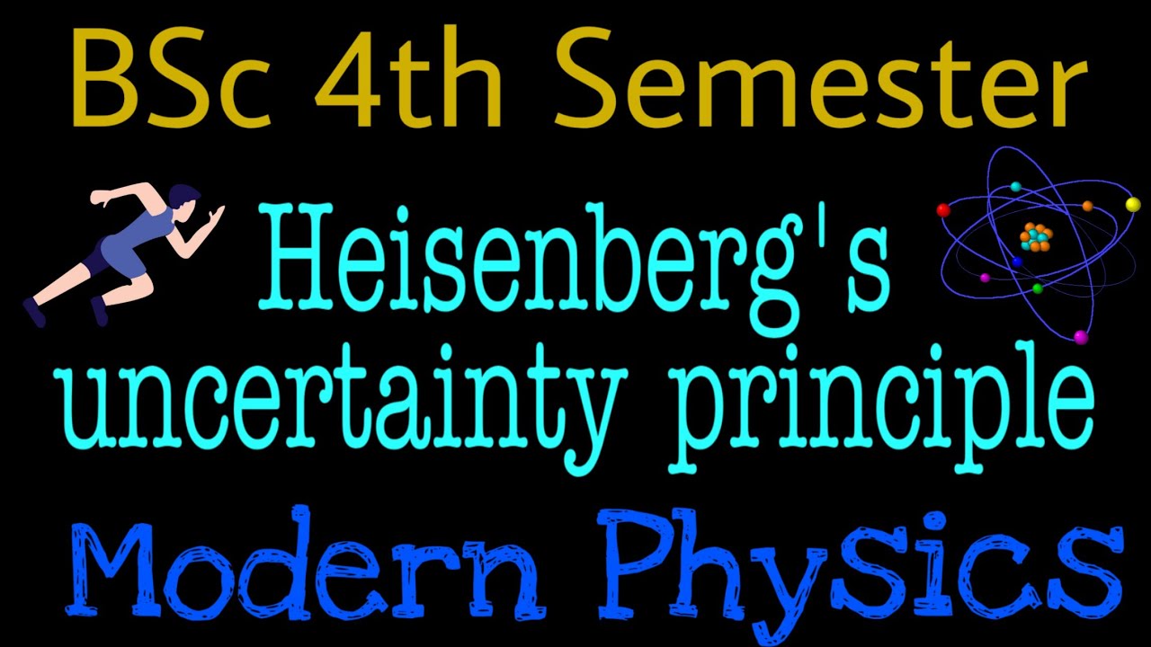 Heisenberg's Uncertainty Principle | BSc 4th Semester | Modern Physics ...