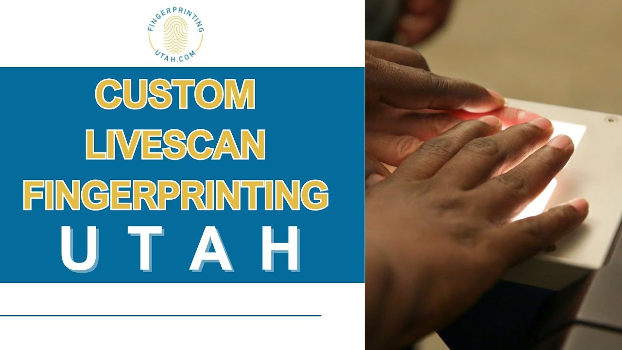 Custom Livescan Fingerprinting Utah - YouTube
