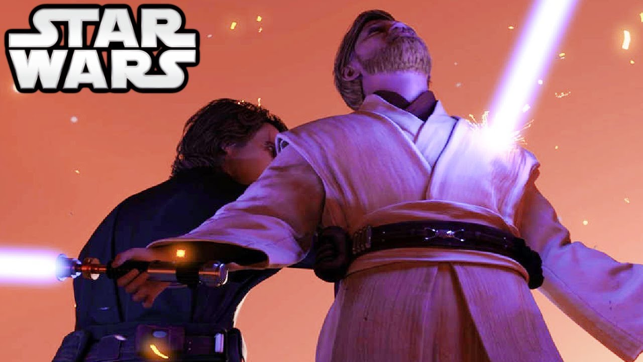 Why Obi-Wan Believed He Was Going to Lose to Anakin on Mustafar - YouTube