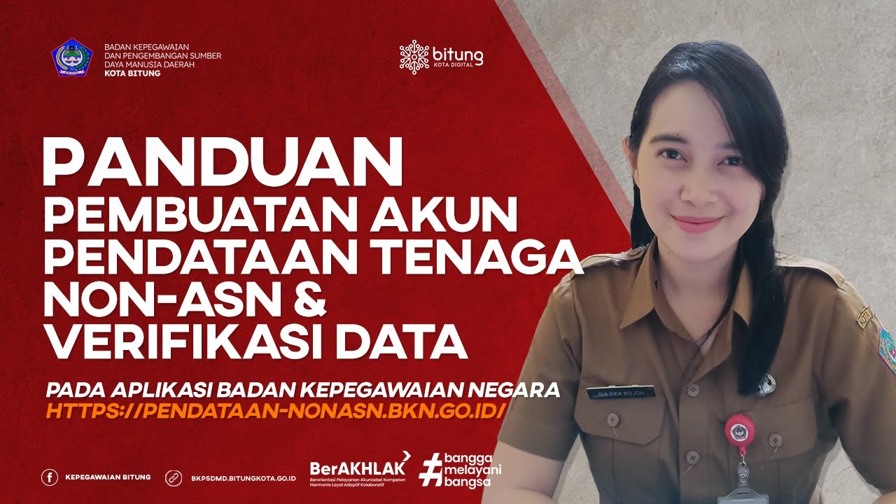 PANDUAN PEMBUATAN AKUN PENDATAAN TENAGA NON-ASN (2022) - YouTube