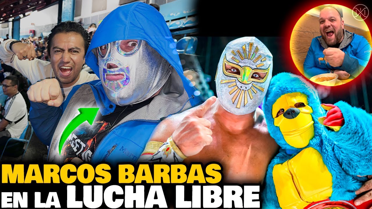Voy con mi amigo Español a la Lucha Libre Mexicana por Primera Vez ...