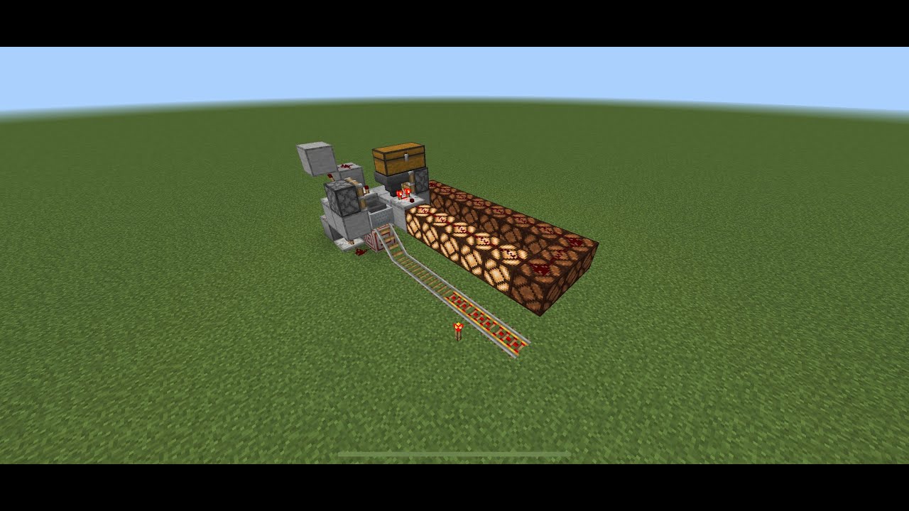How to make a Minecart Loader in Minecraft Bedrock - YouTube