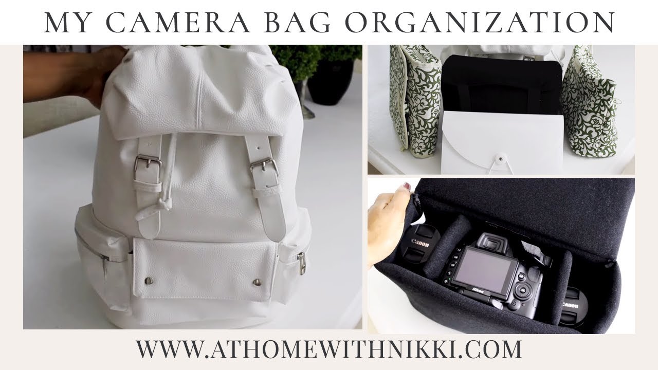My Camera Bag Organization - YouTube