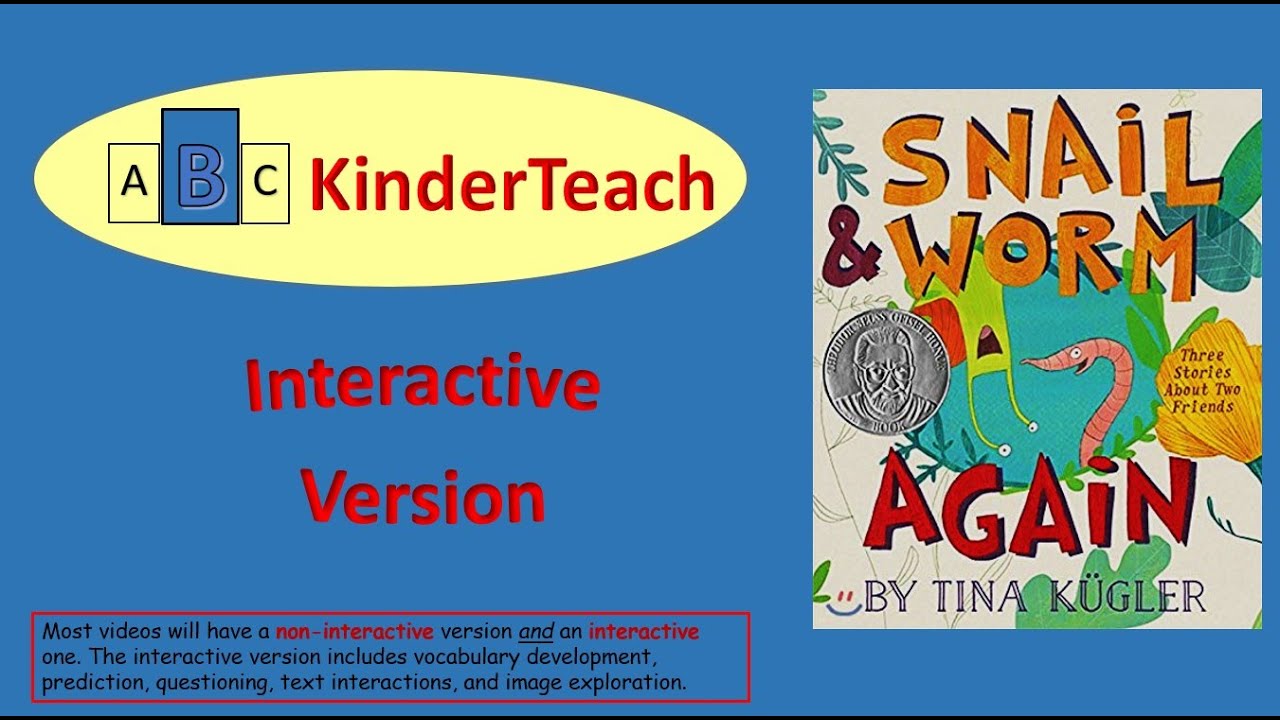 Snail and Worm Again - Interactive Read Aloud - YouTube
