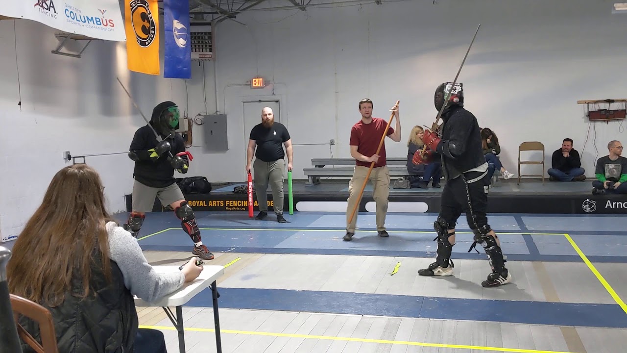 Blue Box 2019 Longsword Pools: Wesley Halstead vs Nathan Wallace - YouTube