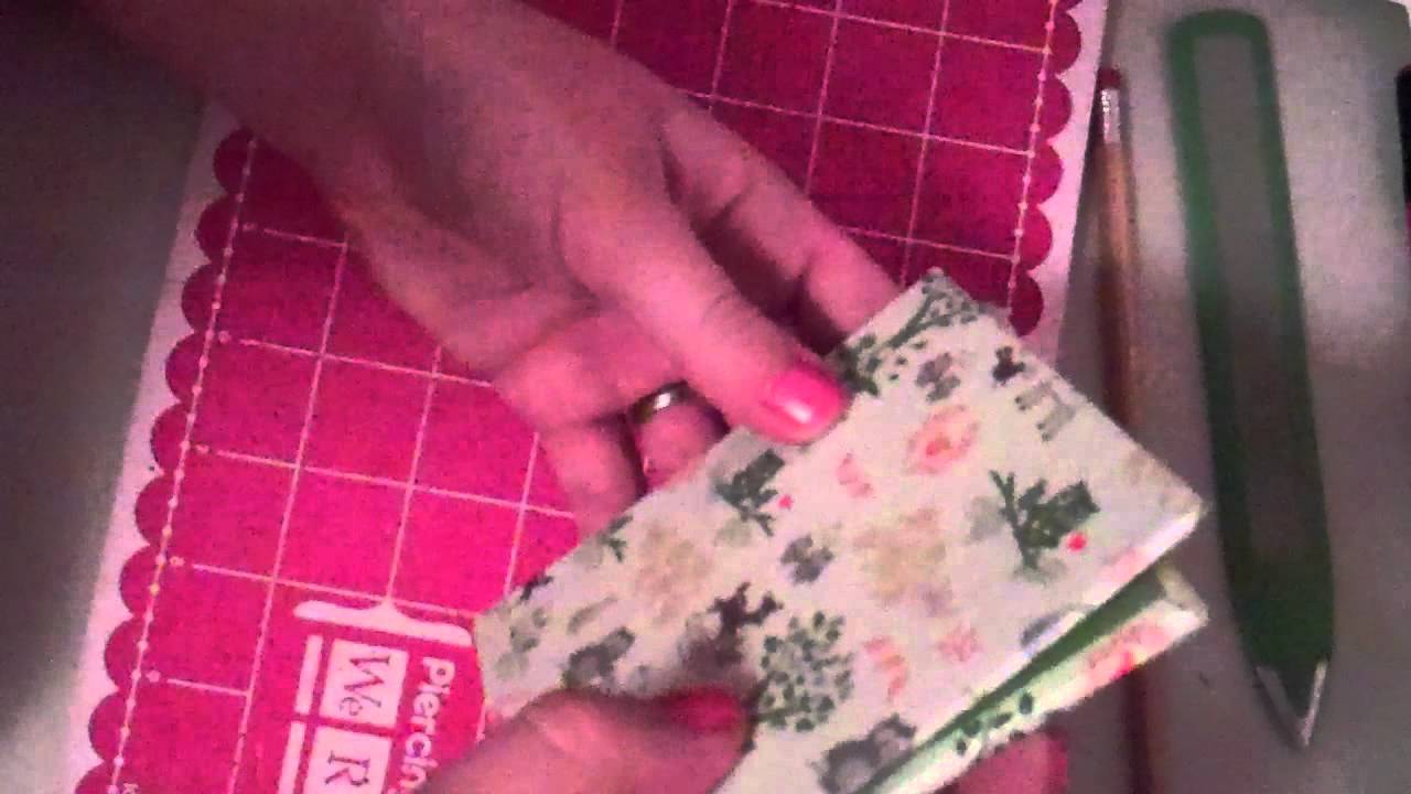 Easy Handmade Coptic Stitch Journal/Notebook Tutorial Part 3 - YouTube