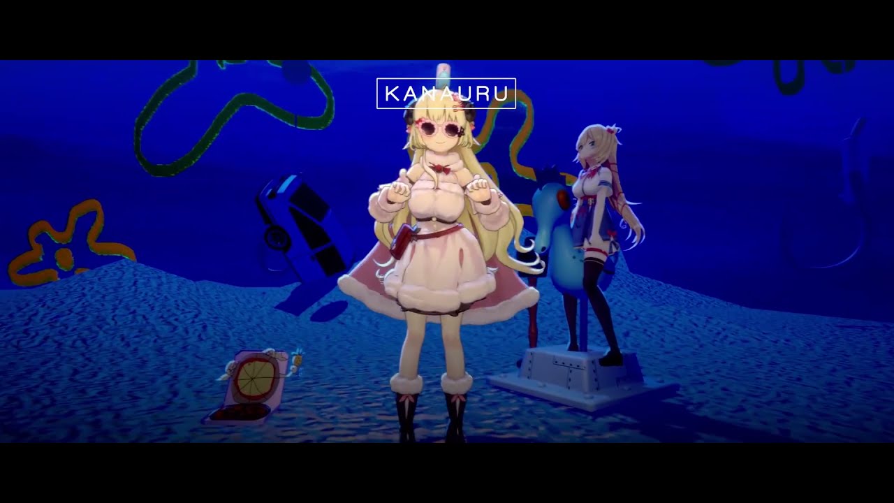 Tsunomaki Watame Uber Sheep Rap MV - Bikini Bottom dance looped - YouTube