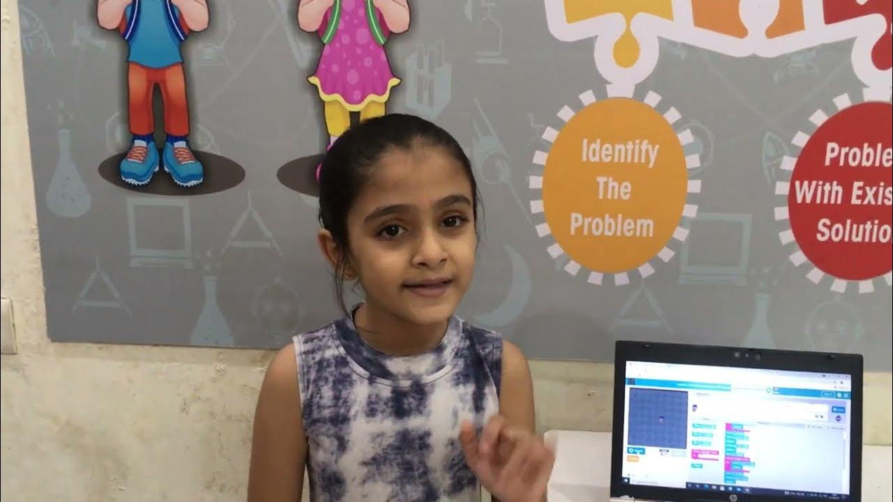Diya Gandhi Codes & Explains Collecting Treasure Dimonds with Laurel in Coding Course From RFL ...