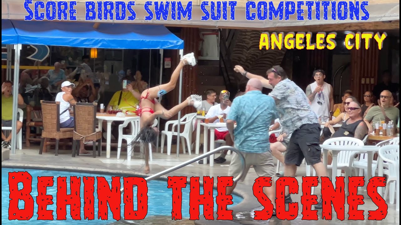 Angeles city. Behind the Scenes at Score Birds Swim Suit Competition ...