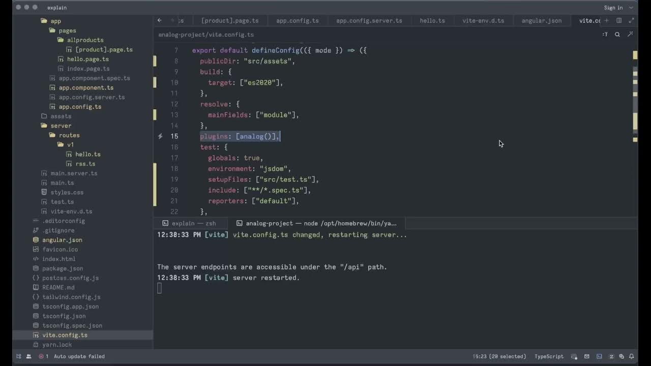 Analog.js the next.js for Angular - YouTube