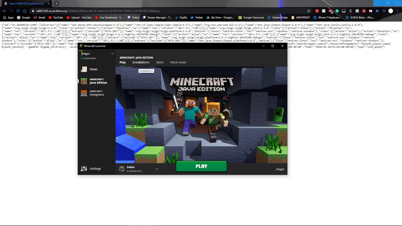 How to manually add Minecraft versions to the launcher - YouTube