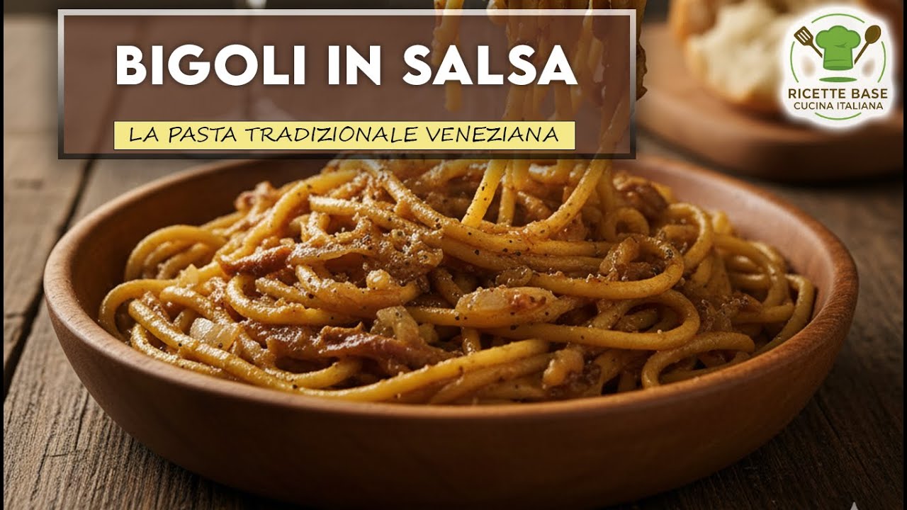 Bigoli in Salsa: La Pasta Iconica della Tradizione Veneziana - YouTube