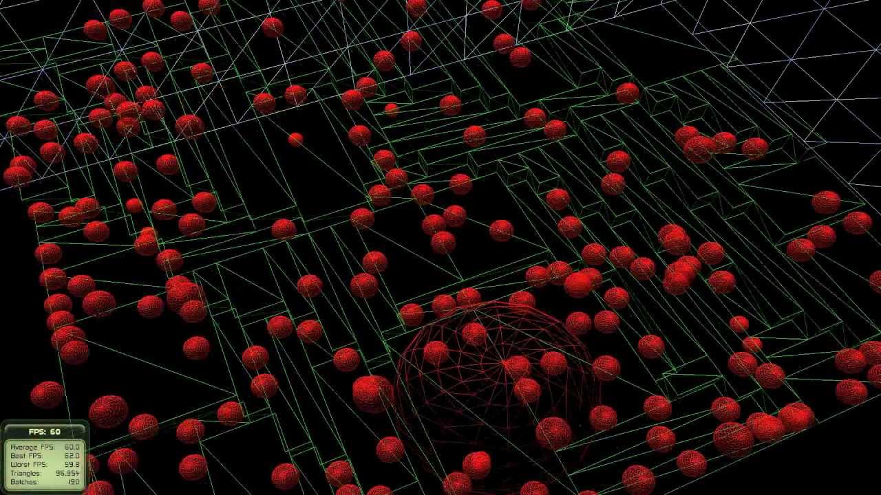 Bullet Physics with voxel engine - YouTube