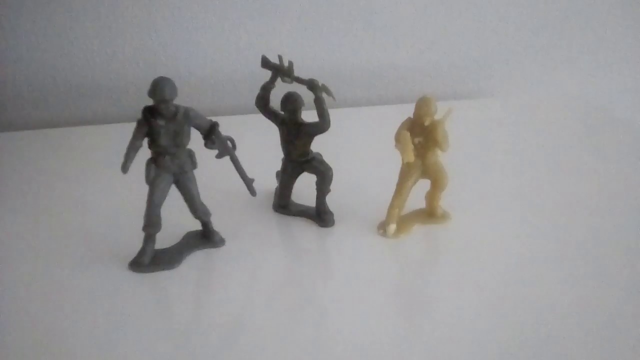 Some custom melted army men part 2 - YouTube