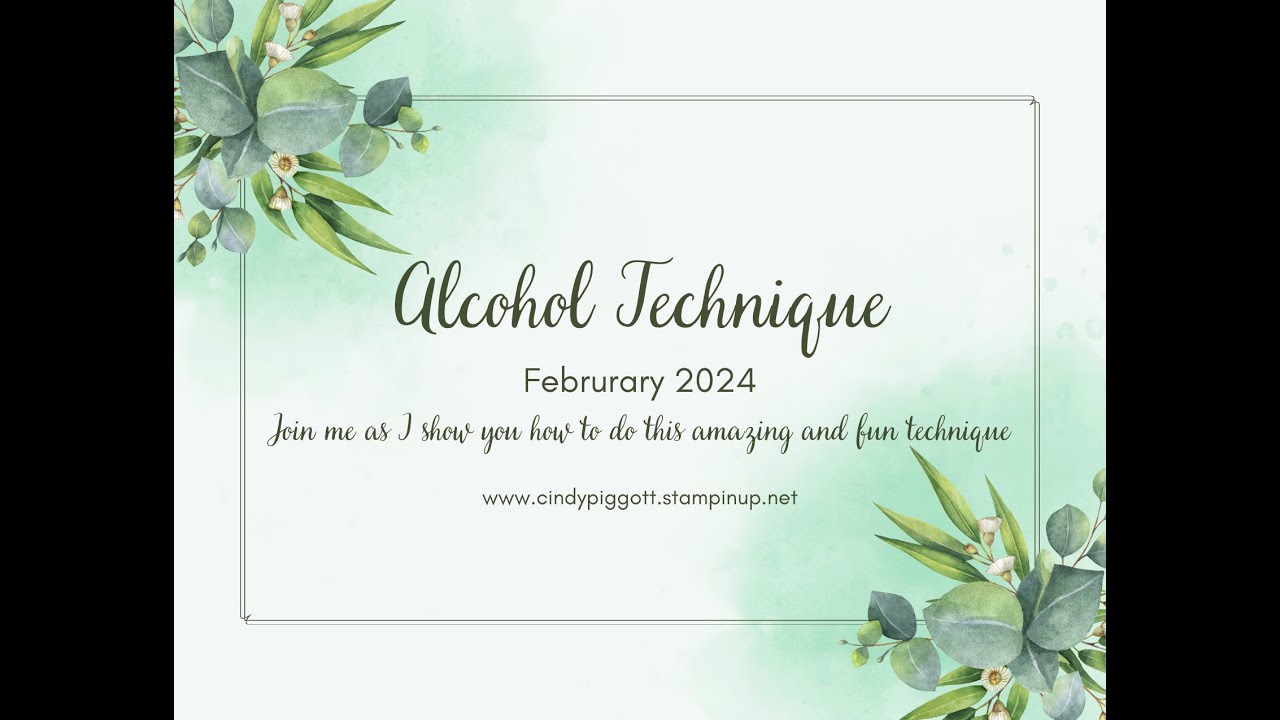 Alcohol Technique - YouTube