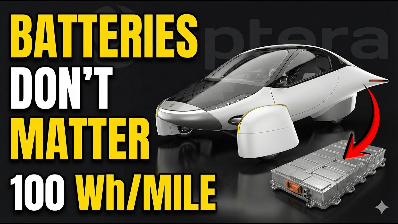 Aptera’s Efficiency Is So Good, Batteries Don’t Matter Anymore - YouTube