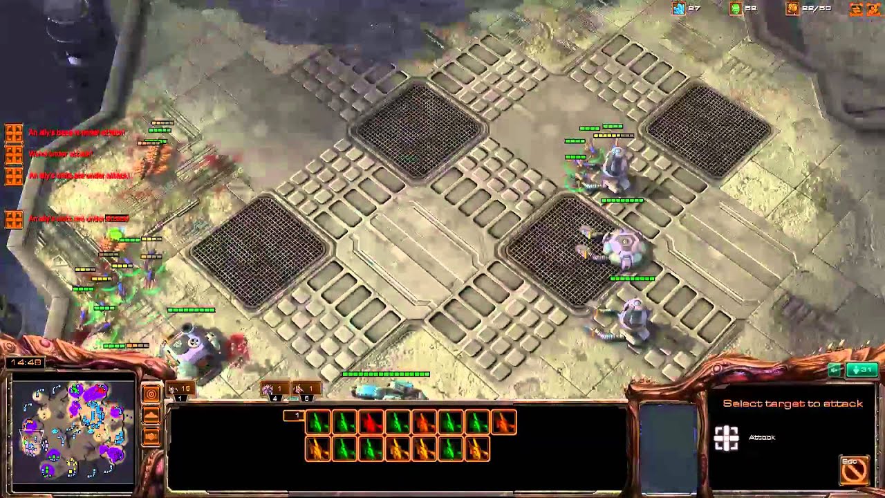 Team ROOT plays 4v4 (Day9 on Skype) [Game 1] - Starcraft 2 Ladder - YouTube