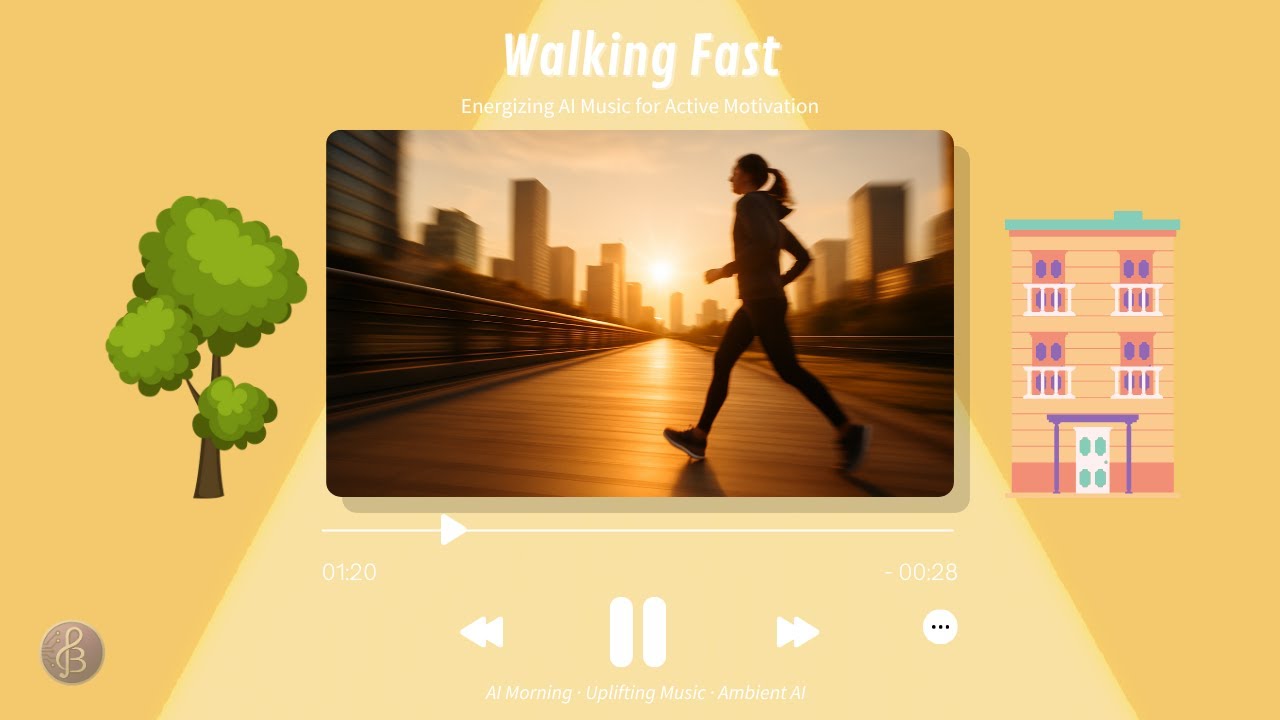 Walking Fast 01 | Ai Music - YouTube