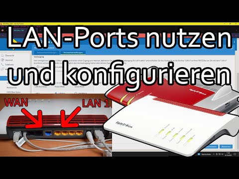 Fritzbox als Switch nutzen - Einstellungen für LAN/WAN, richtige Kabel verwenden