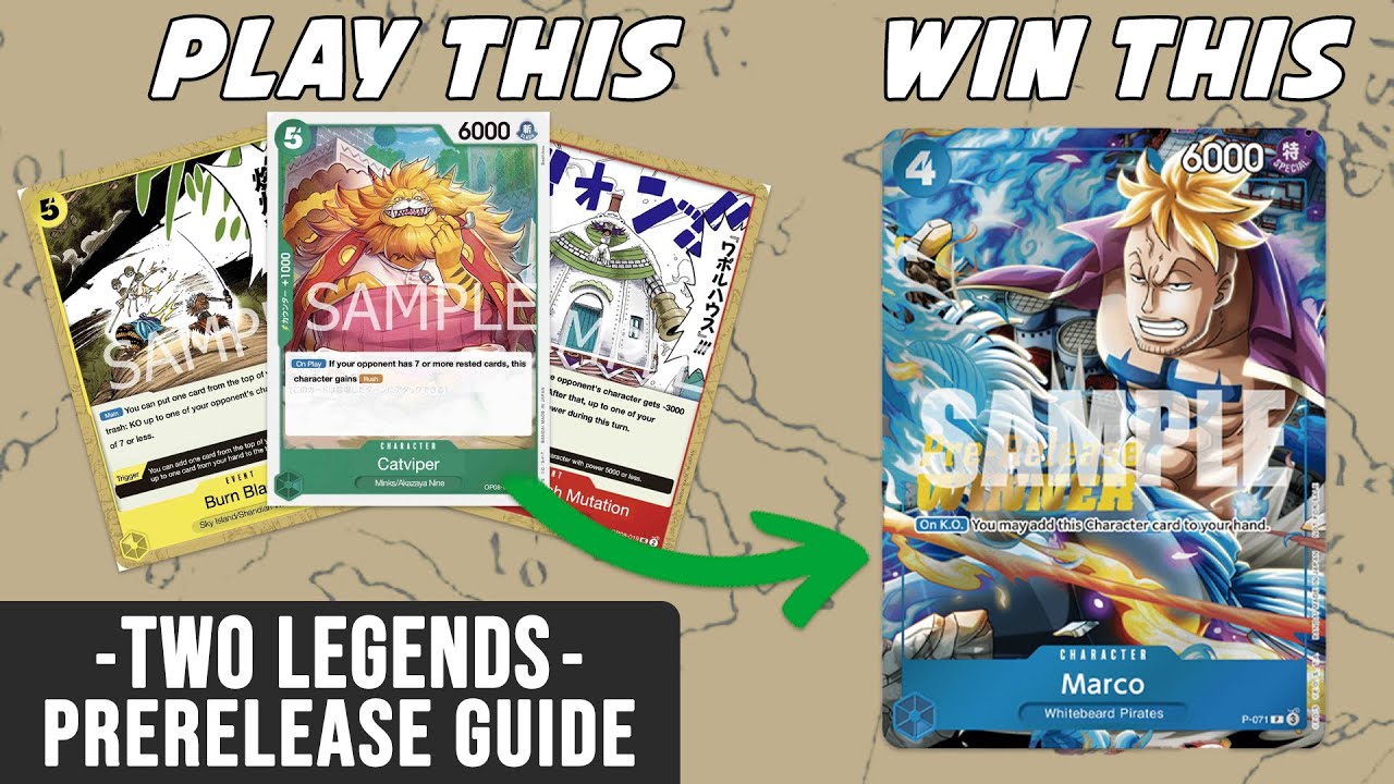 How To Win OP08 Two Legends Prerelease - One Piece TCG - YouTube