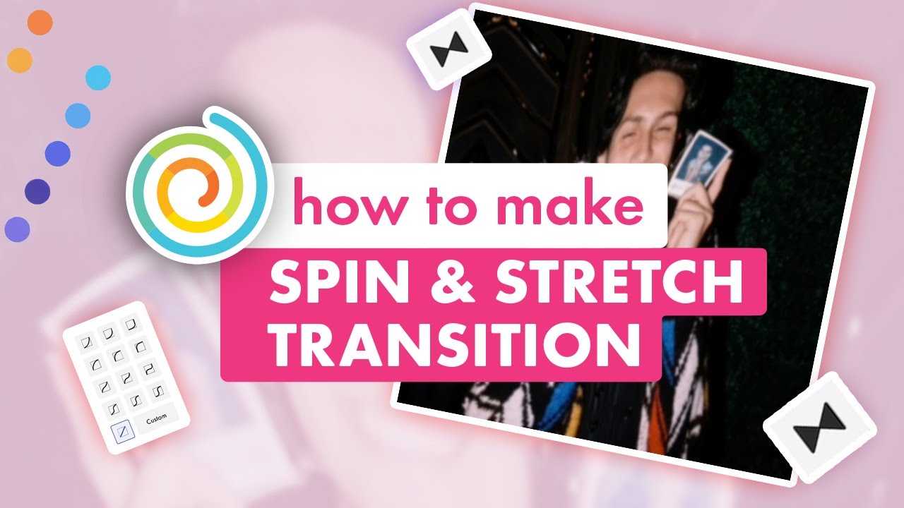 How to make Spin & Stretch Transition w/ QR Code - YouTube