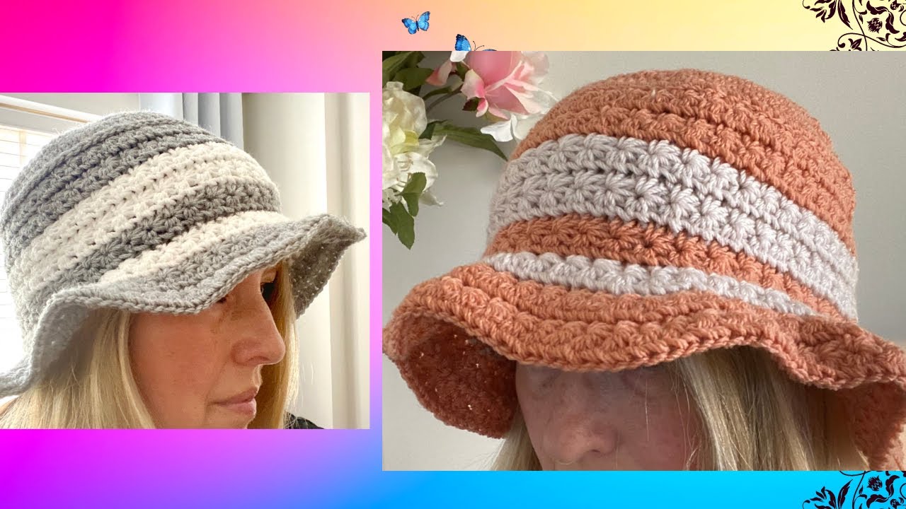 Crochet Bucket Hat Tutorial | Detailed Step-by-Step Guide (Part 1) # ...