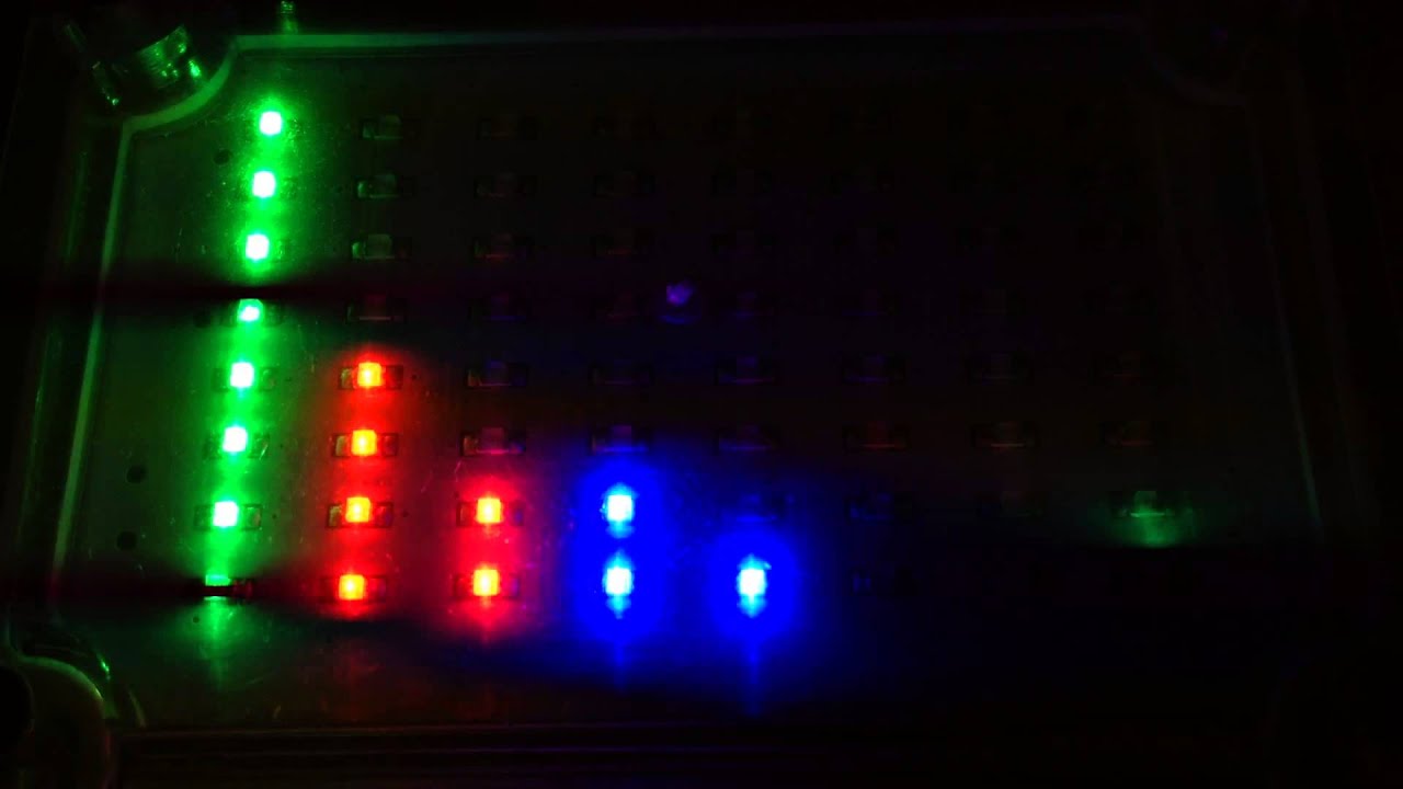 LED Display of Human Audio Spectrum 20Hz to 20kHz - YouTube