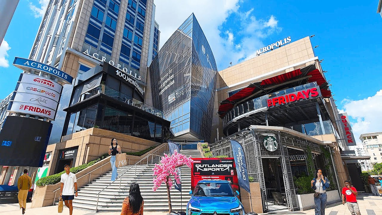 STEP INSIDE ACROPOLIS CENTER - EL PRIMER MALL DE LOS RICOS DE RD! - YouTube