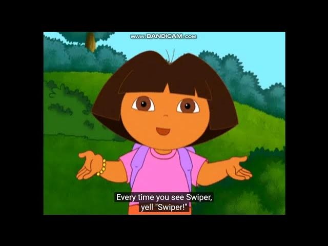 Dora The Explorer Swiper Ingen Sveipe Sang Swiper No Swiping!