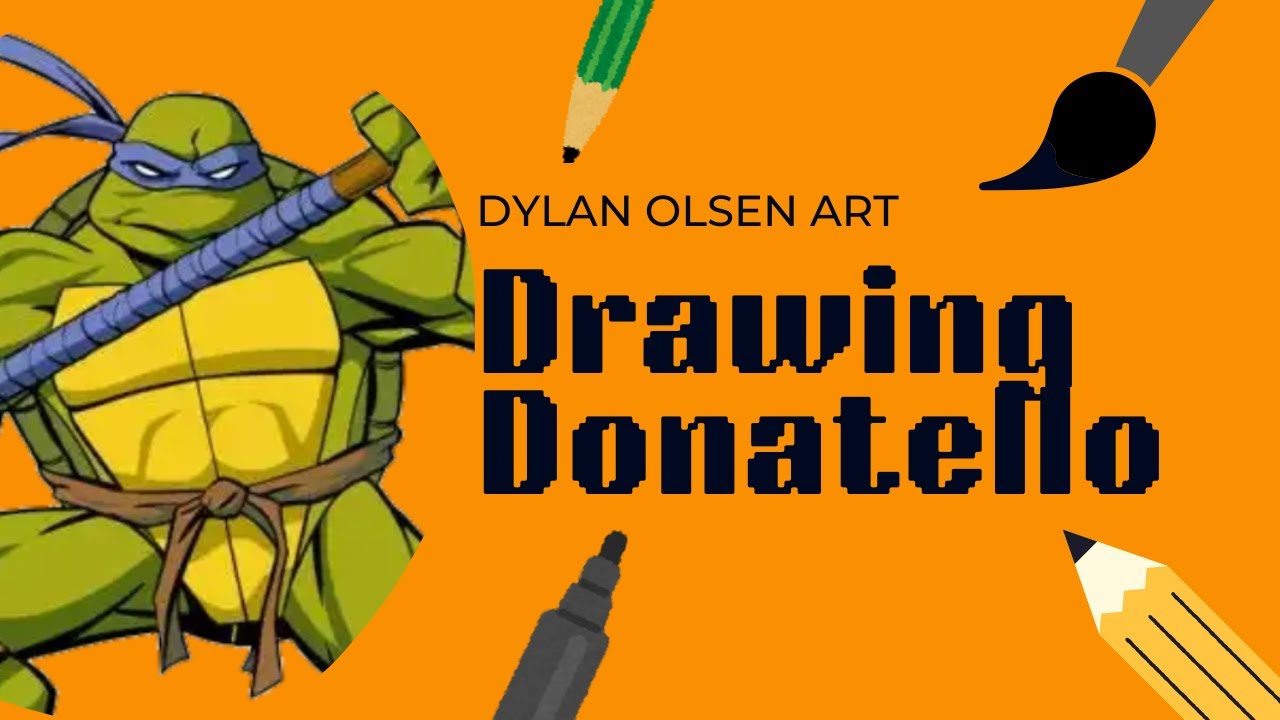 How to Draw Donatello From the Teenage Mutant Ninja Turtles Franchise ...