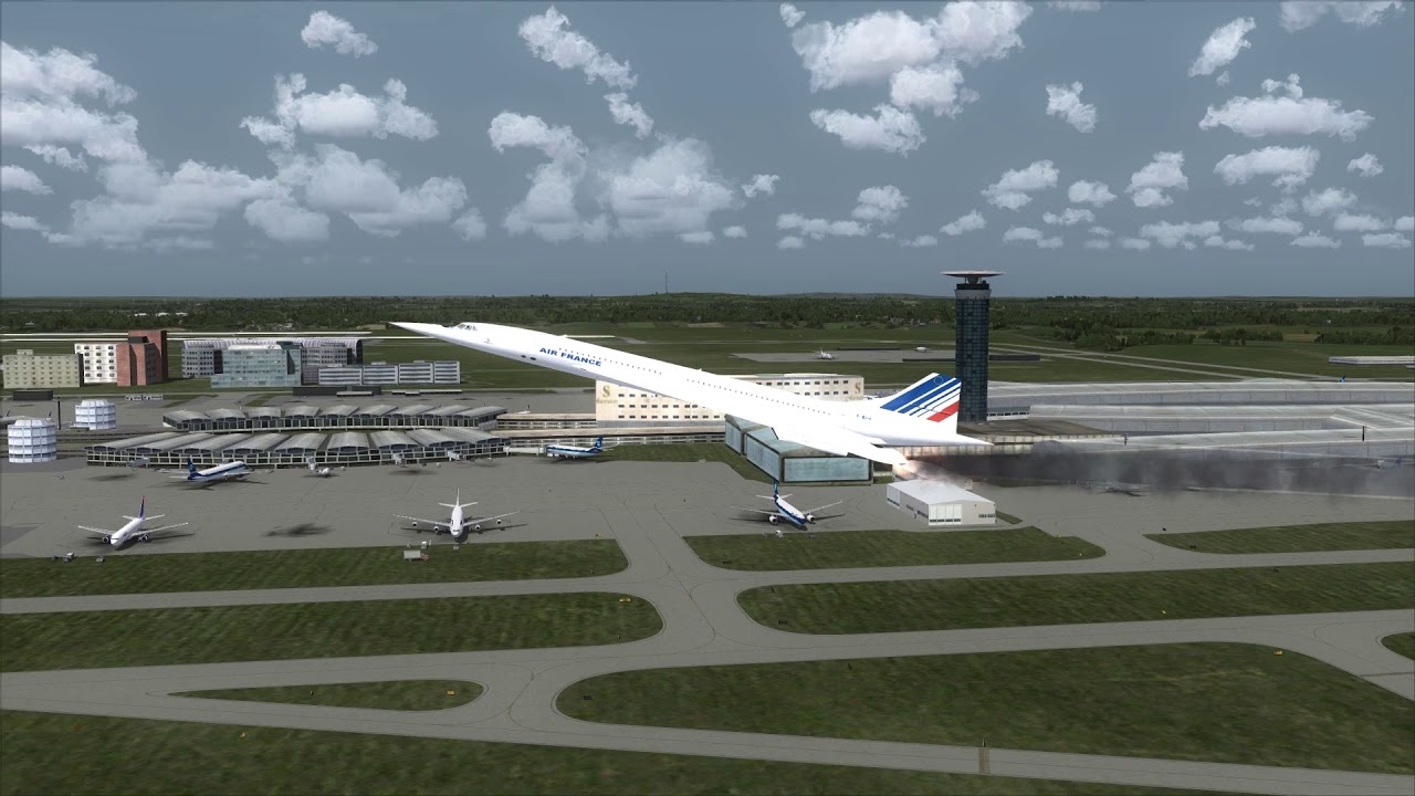 Concorde Engine Fire Crash Paris - YouTube