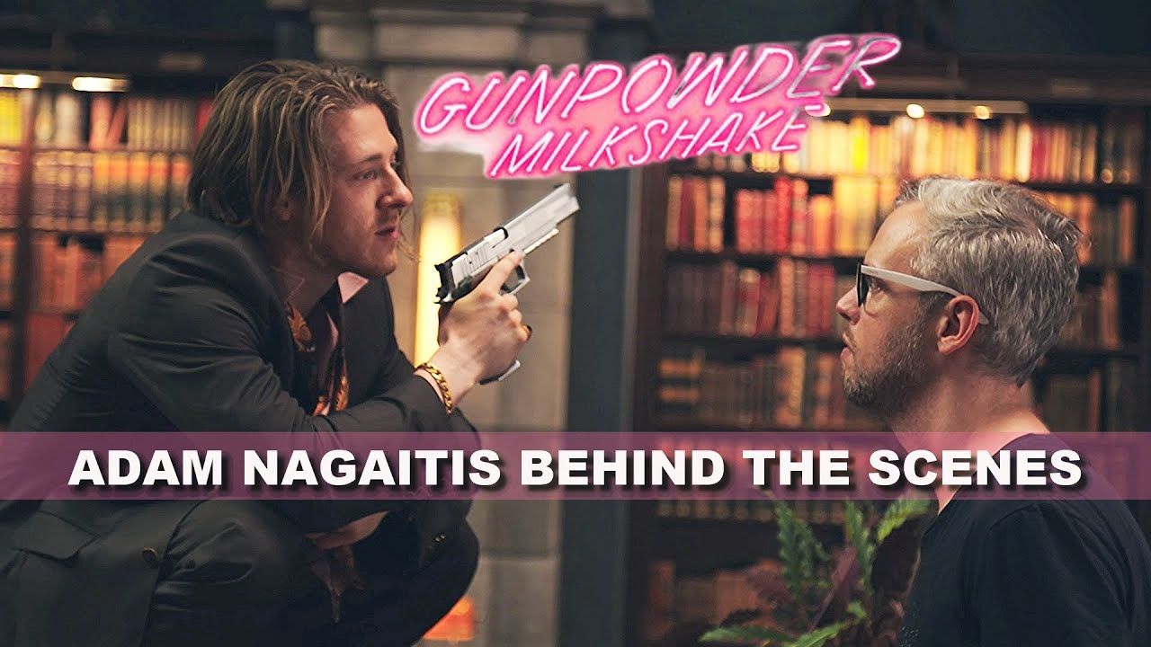RARE! Adam Nagaitis Behind The Scenes Of GUNPOWDER MILKSHAKE. With ...