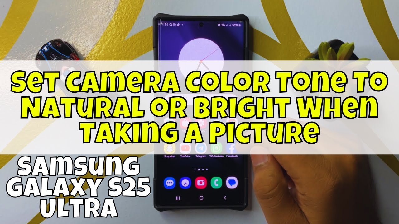 How to Set Camera Color Tone To Natural or Bright When Taking A Picture ...