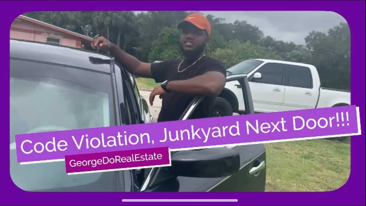Code Violations Junkyard Next Door,Property Value going Down!!! - YouTube