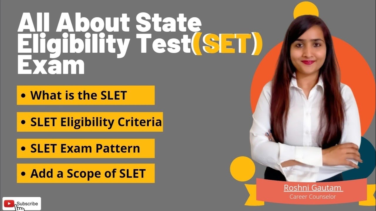 All about Set Exam | State Eligibility Exam | Career Guidence With ...